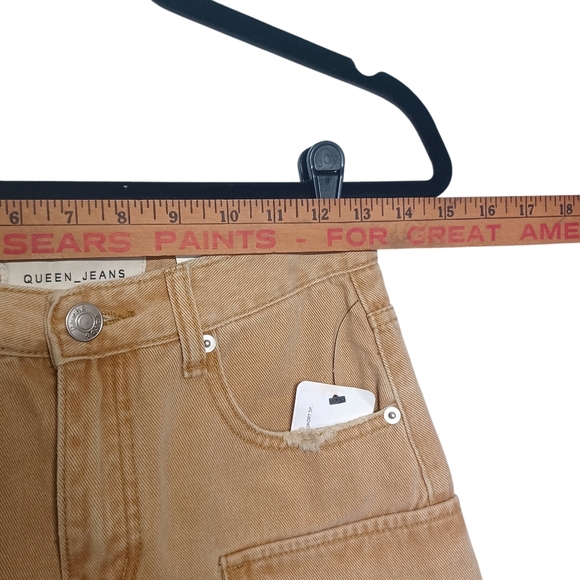 Queen_Jeans | Skirts | Queen Jeans Skirt Medium Skort Tan Cargo Mini ...